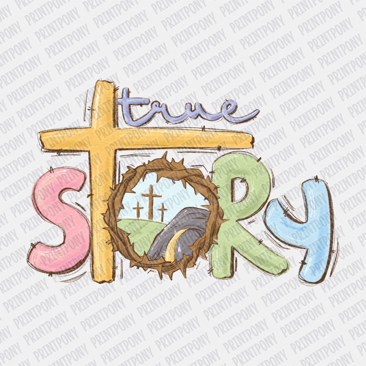 True Story - DTF Transfer – PrintPony™
